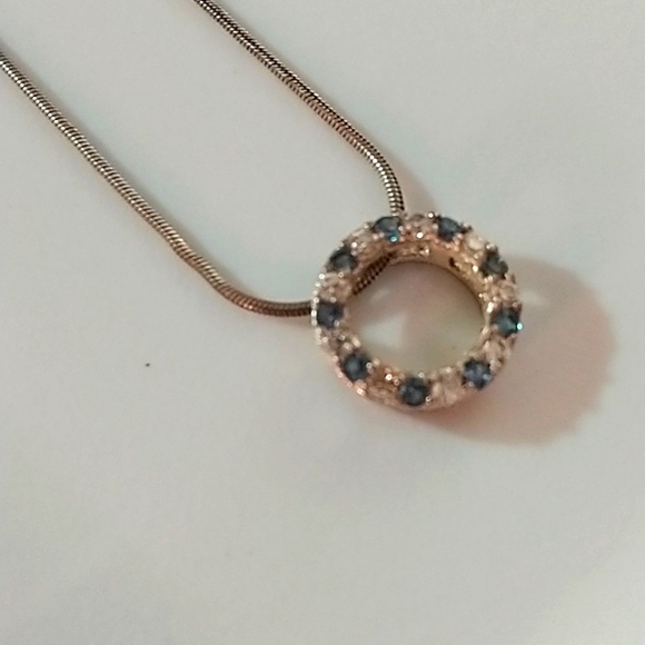 Vintage | Jewelry | Vtg Real Circle Of Life Cubic Zirconia Necklace ...